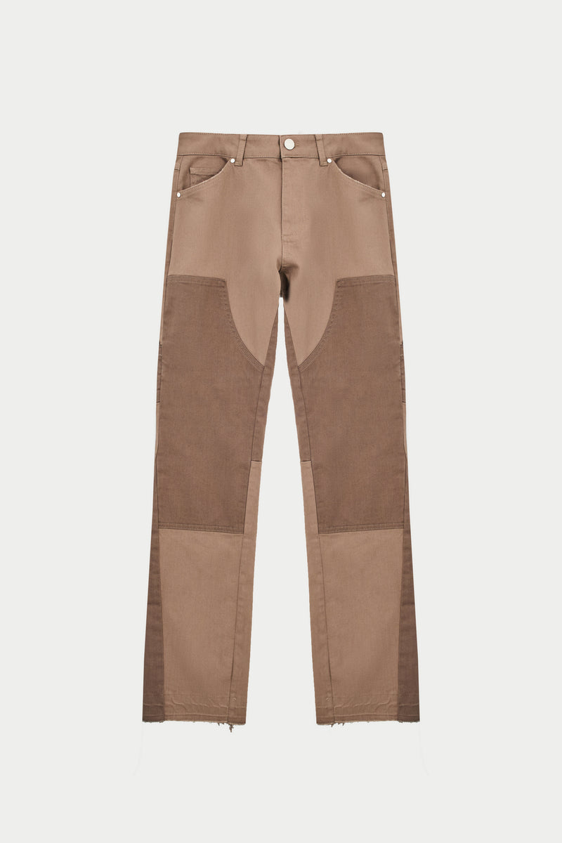 CANVAS CARPENTER TROUSER - BROWN – The Couture Club