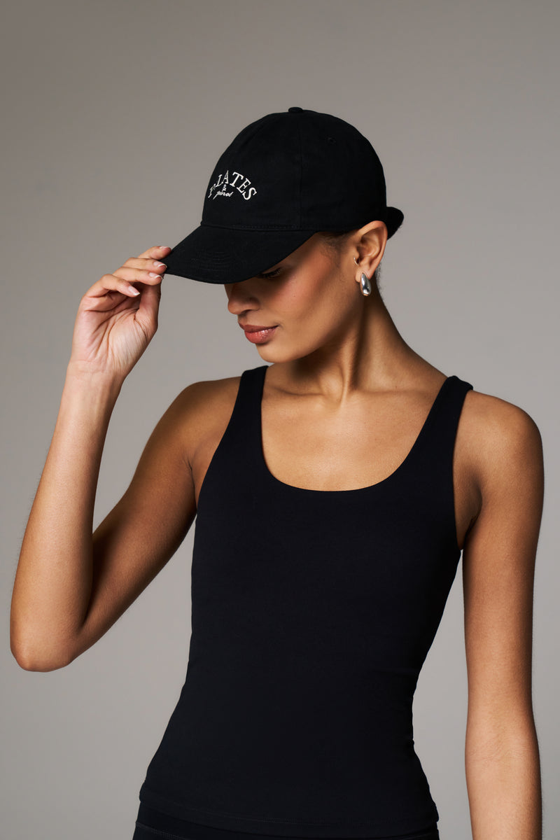 PILATES & PINOT CAP - BLACK – The Couture Club