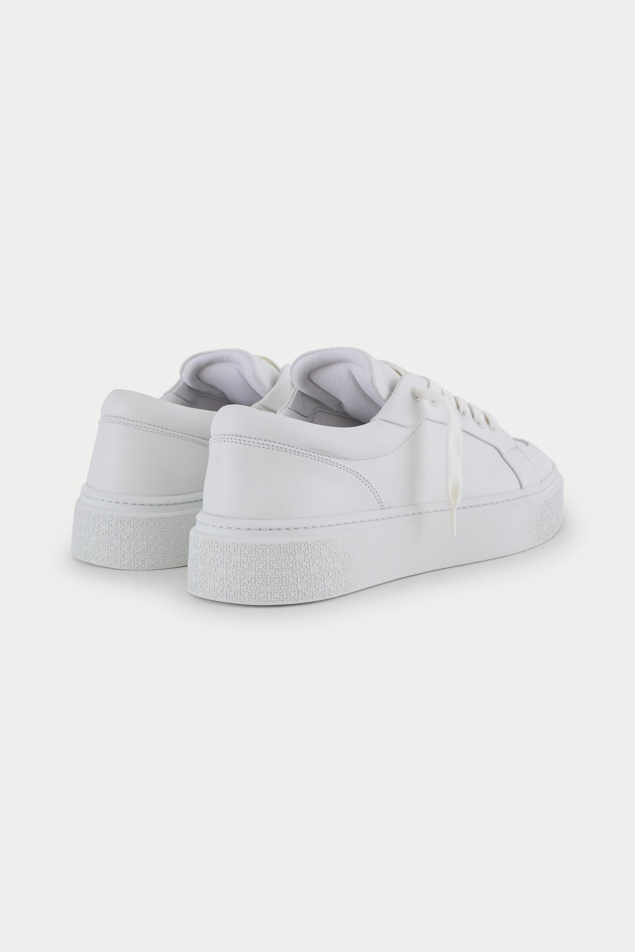 Chalk White Axis Trainers | White Leather Men's Sneakers – The Couture Club