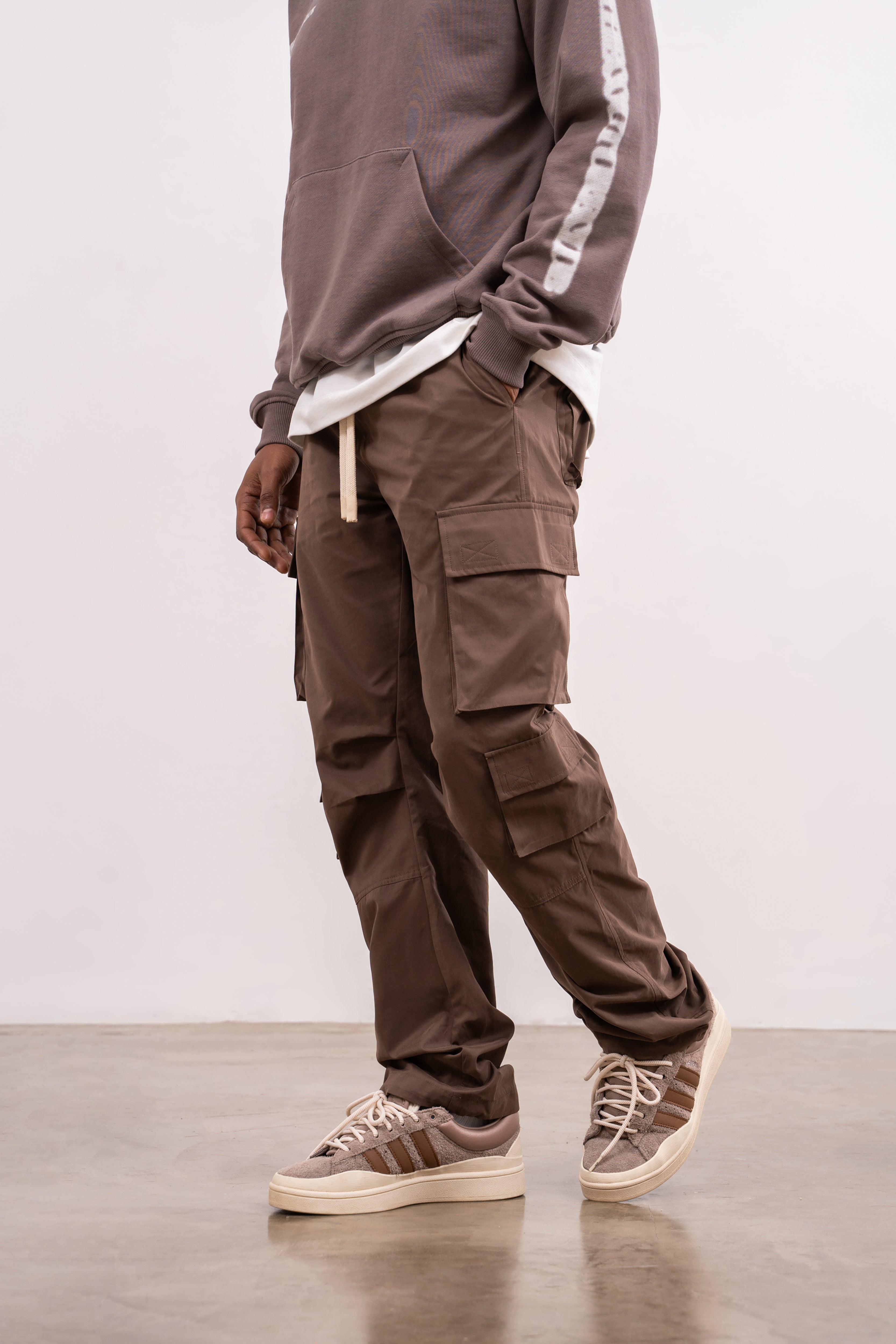 ESSENTIALS CARGO PANT - BROWN – The Couture Club