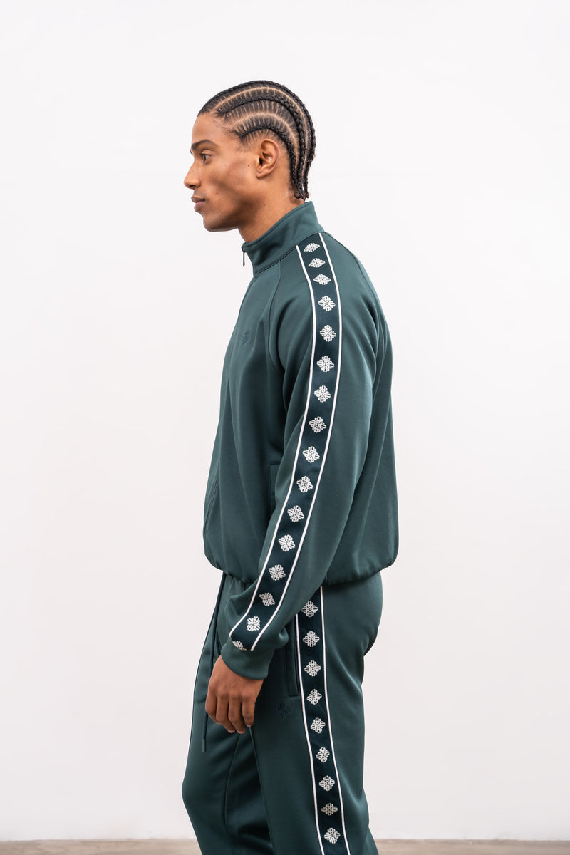 EMBLEM TRACK JACKET - GREEN – The Couture Club