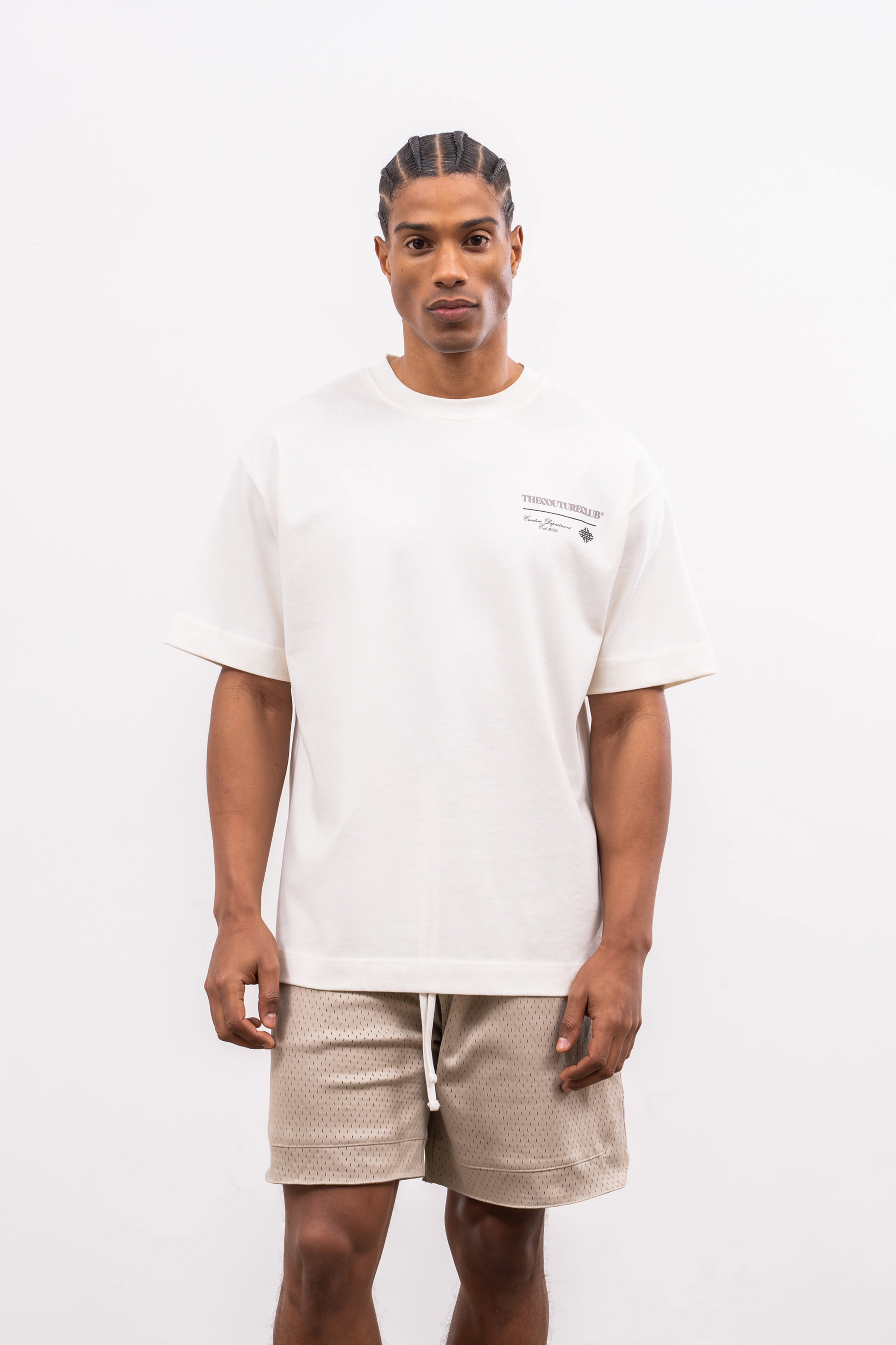 SCRIPT MULTI GRAPHIC T-SHIRT - OFF WHITE – The Couture Club
