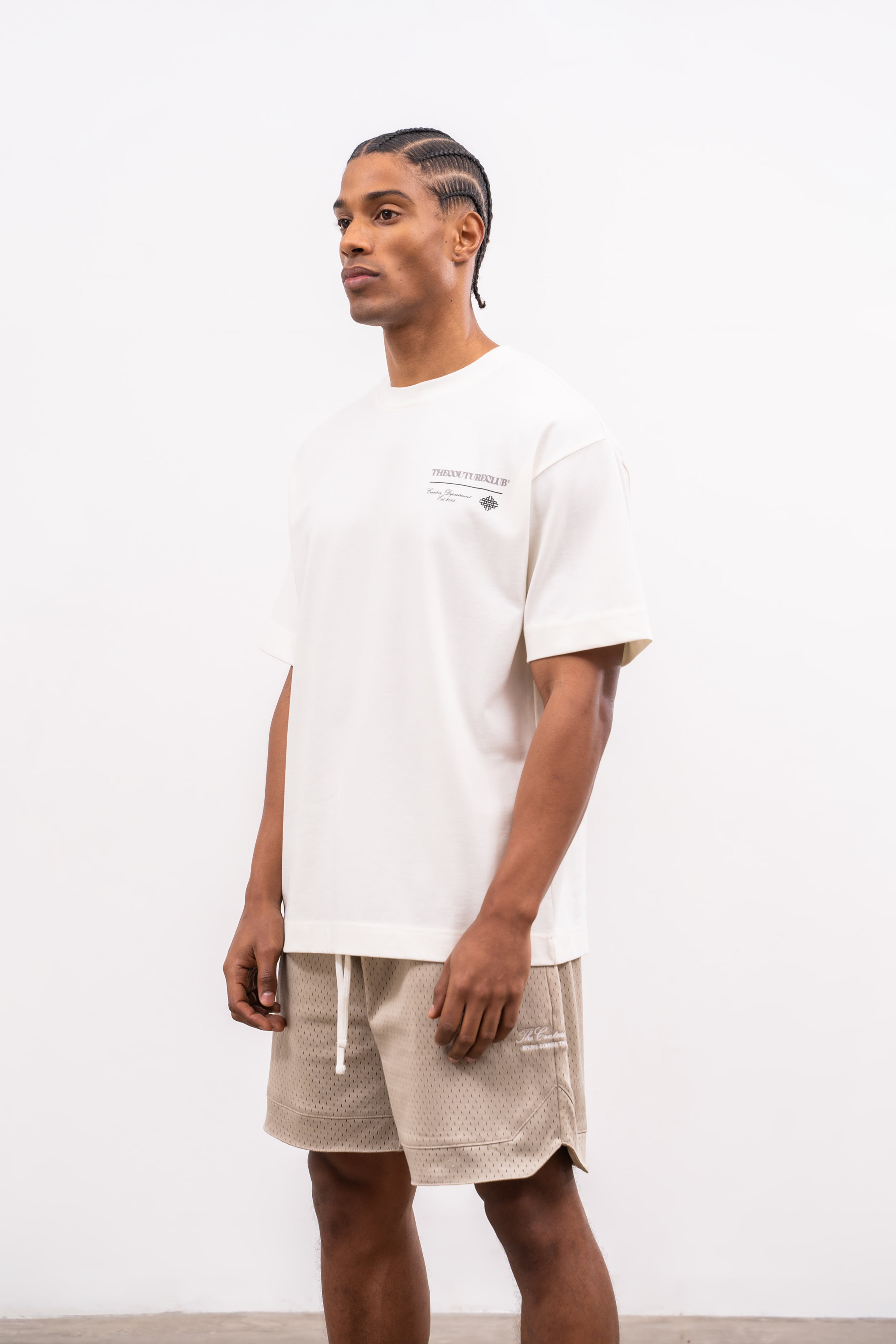 SCRIPT MULTI GRAPHIC T-SHIRT - OFF WHITE – The Couture Club