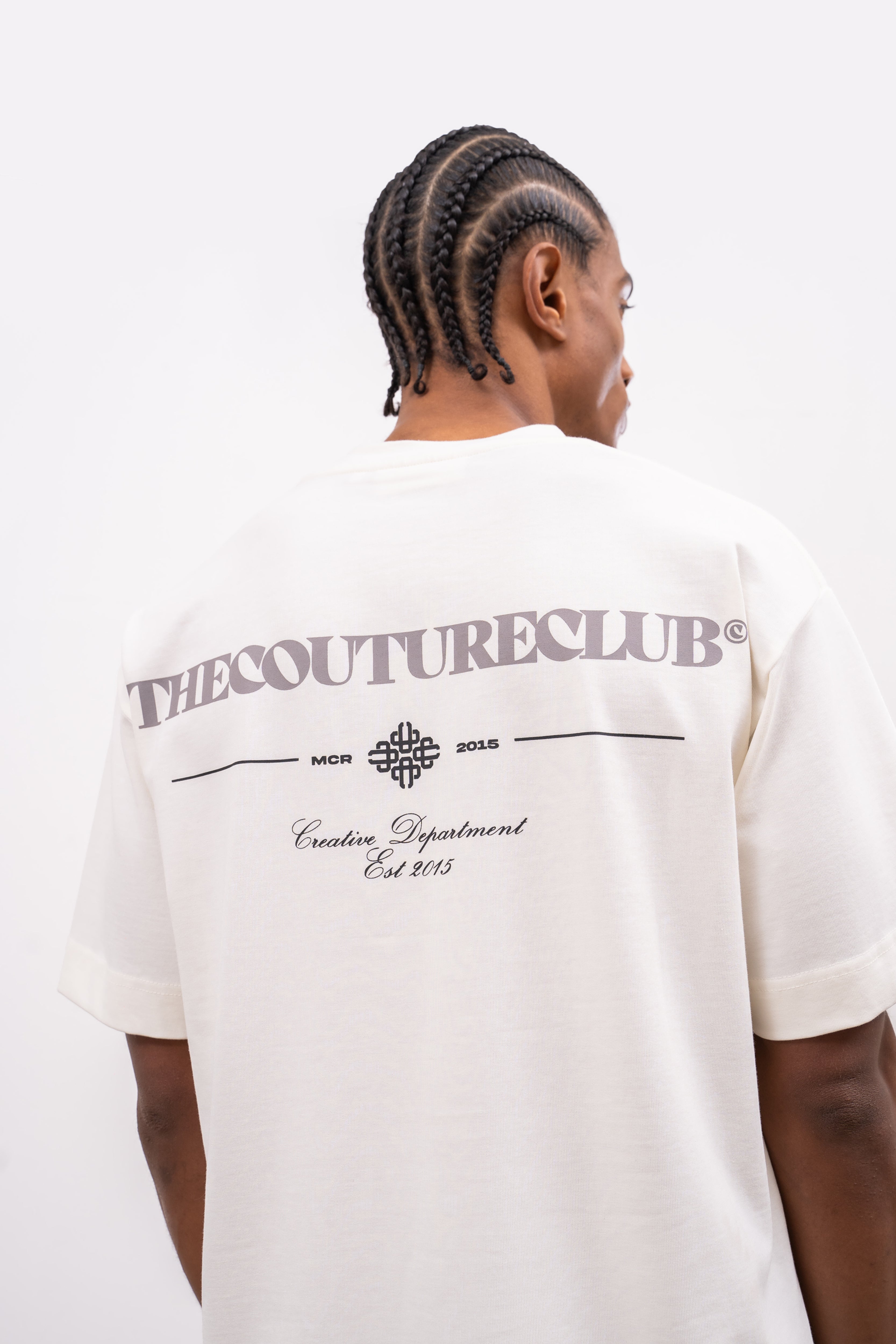 SCRIPT MULTI GRAPHIC T-SHIRT - OFF WHITE – The Couture Club