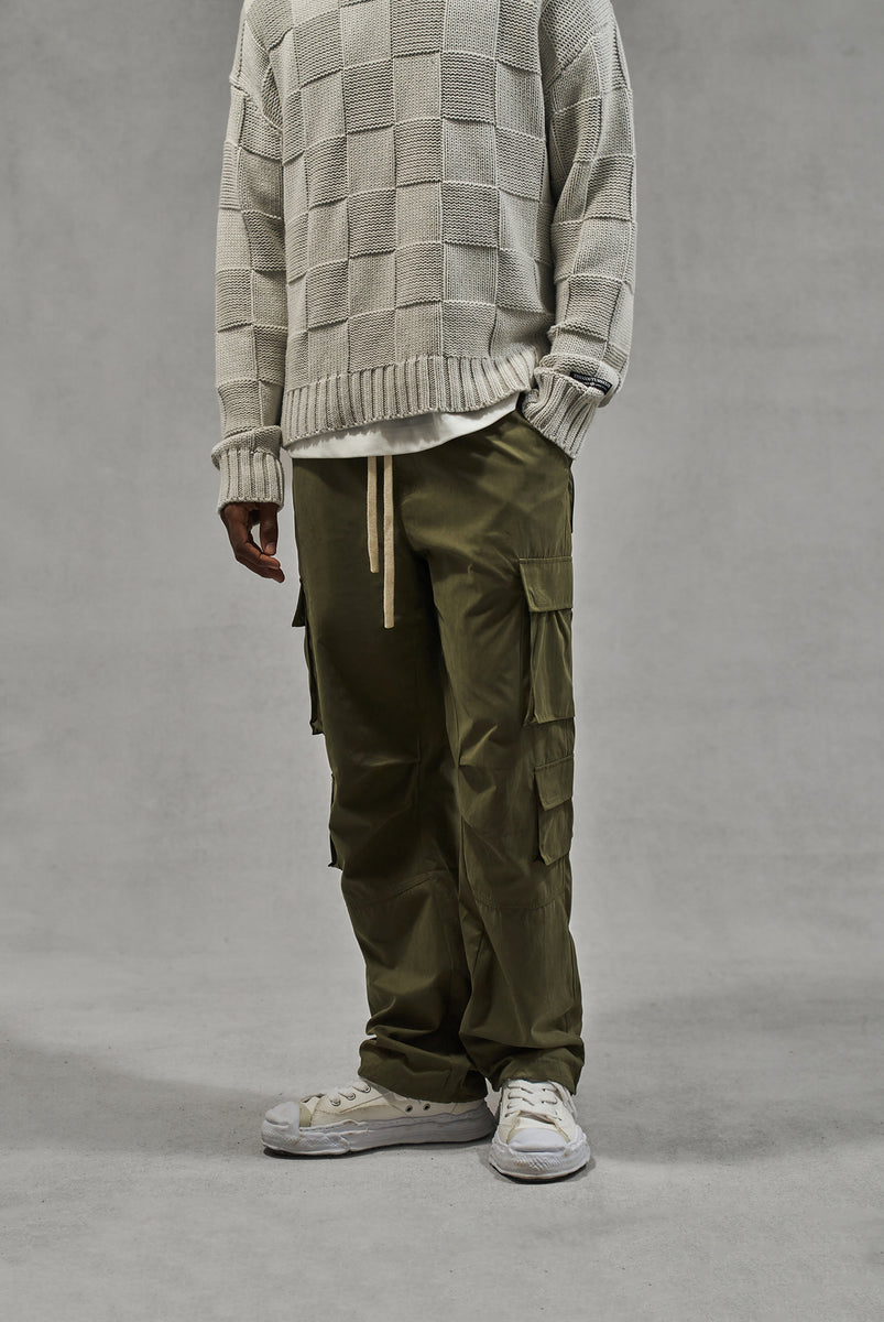 ESSENTIAL CARGO PANTS - KHAKI – The Couture Club