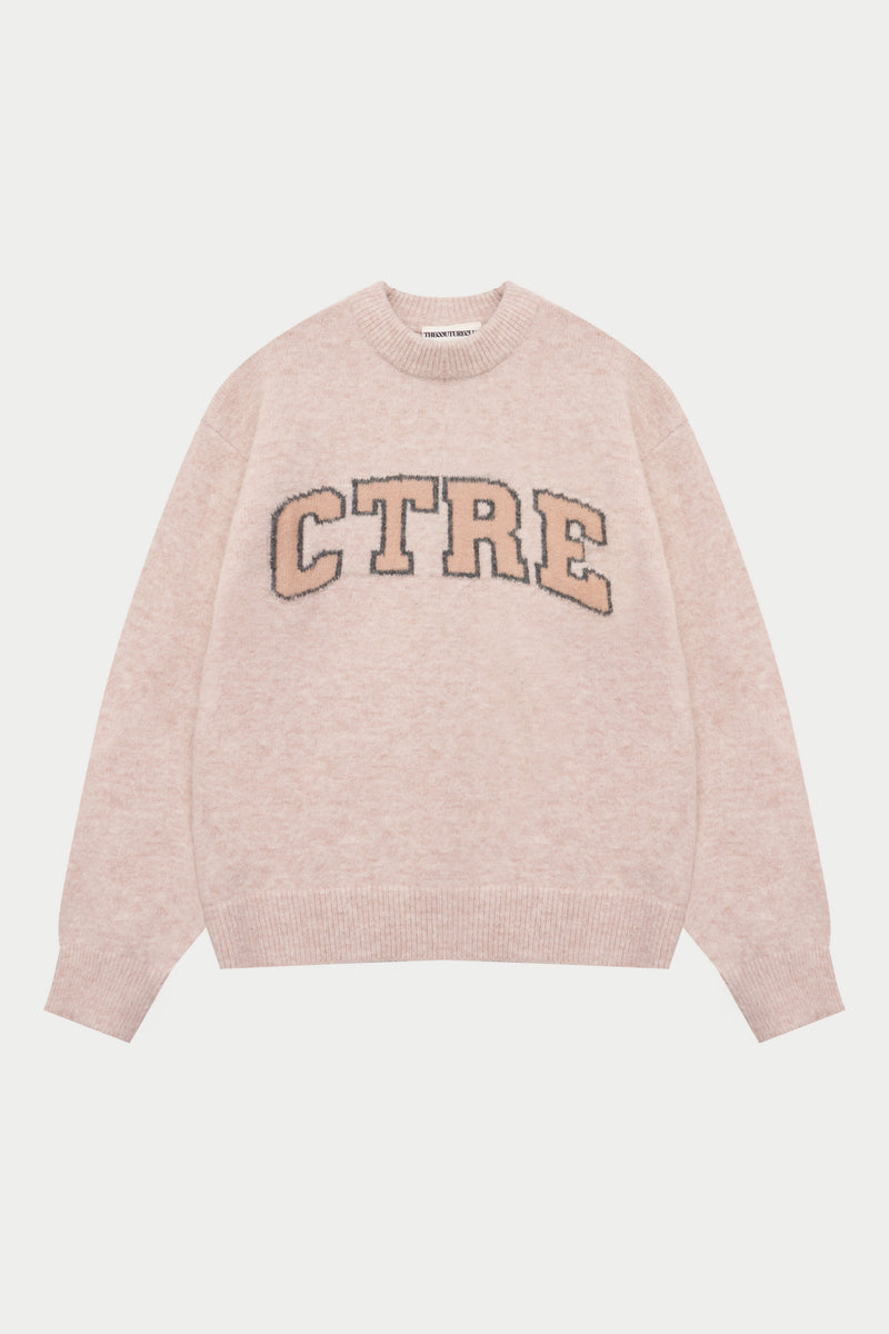 CTRE KNITTED SWEATSHIRT - PINK – The Couture Club