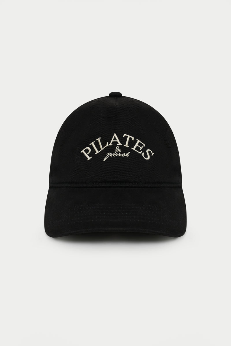 PILATES & PINOT CAP - BLACK – The Couture Club