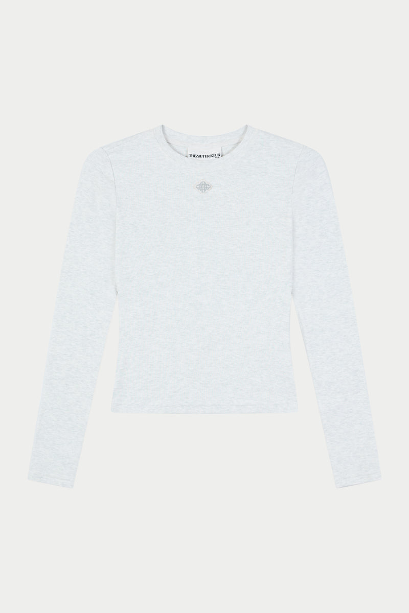 SCULPT SOFT TOUCH LONG SLEEVE TOP - GREY MARL – The Couture Club