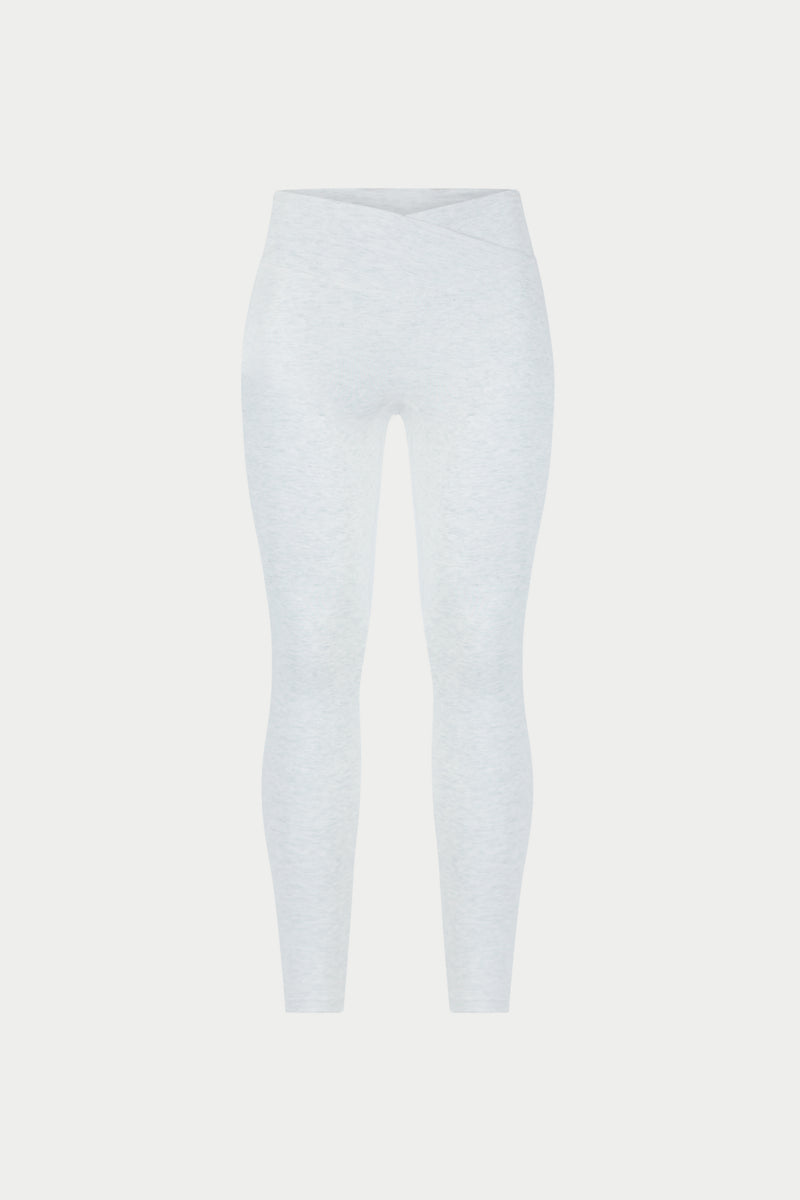 SCULPT SOFT TOUCH CROSSOVER WAISTBAND LEGGINGS - GREY MARL – The ...