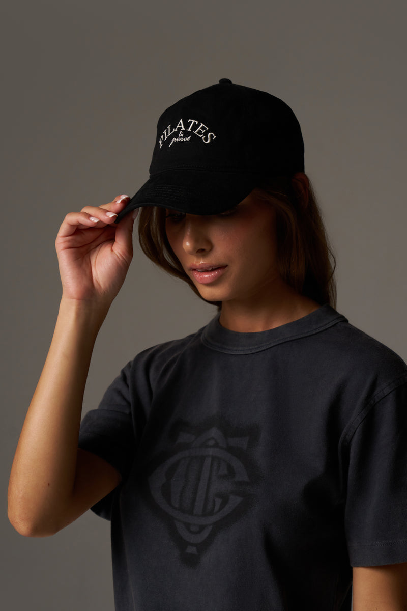 PILATES & PINOT CAP - BLACK – The Couture Club