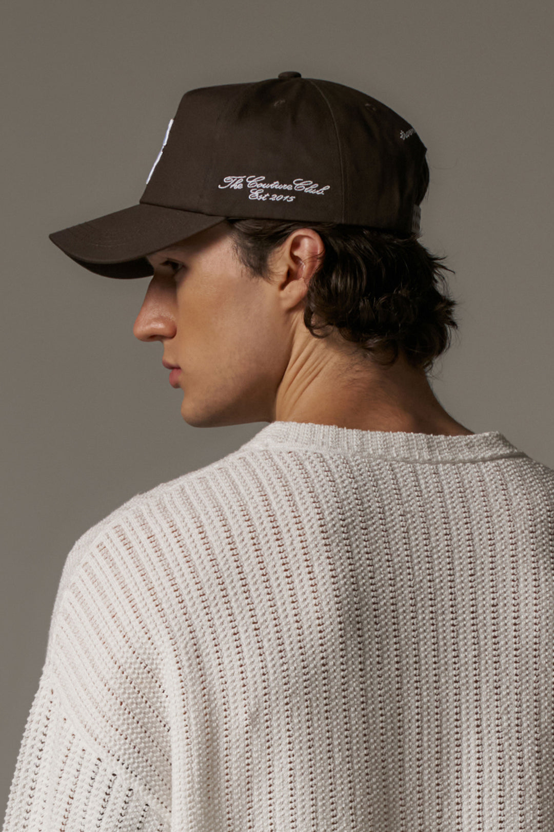 MONOGRAM CAP - BROWN – The Couture Club